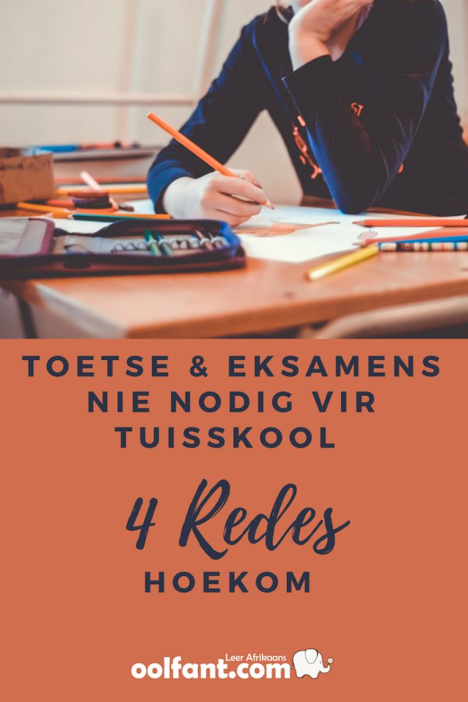 Toetse en eksamens? Nie nodig vir tuisskool! - oolfant.com: tuisskool ...